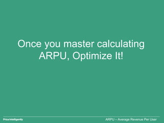 SaaS ARPU: Calculating and Optimizing | PPTX