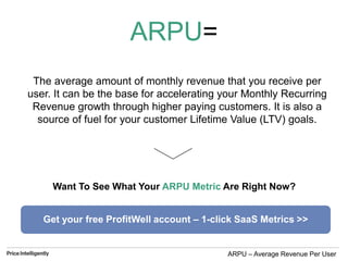 SaaS ARPU: Calculating and Optimizing | PPT
