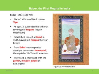 Lecture 08: Islamic Architecture in India_Mughal Dynasty | PPTX