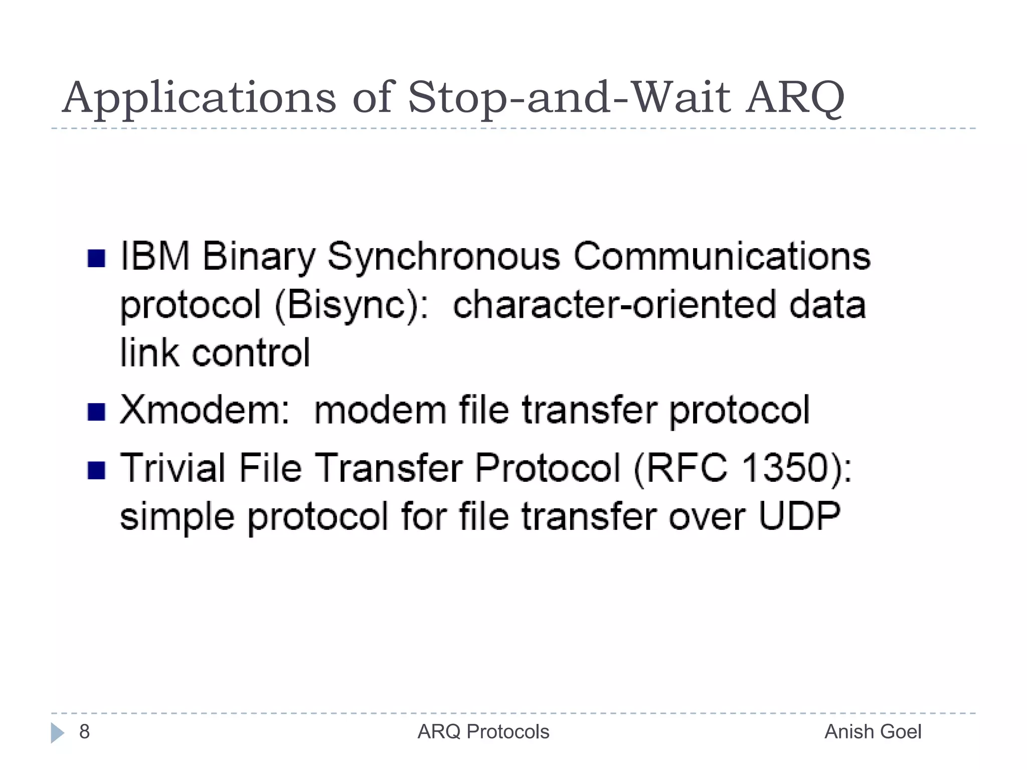 Arq Protocols | PPTX