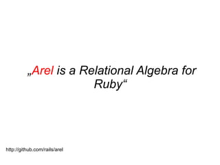 ActiveRecord Query Interface | PPT