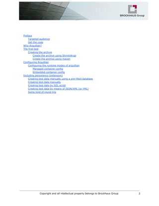 Arquillian in a nutshell | PDF | Desktop Publishing | Computer Software and Applications