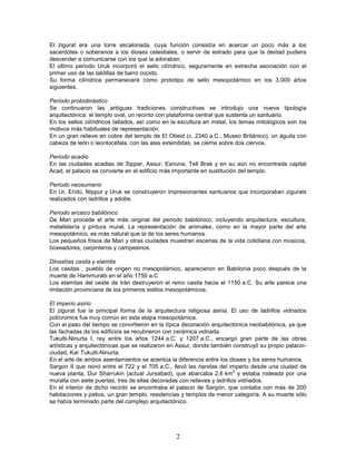 Arquitectura mesopotamia | DOCX