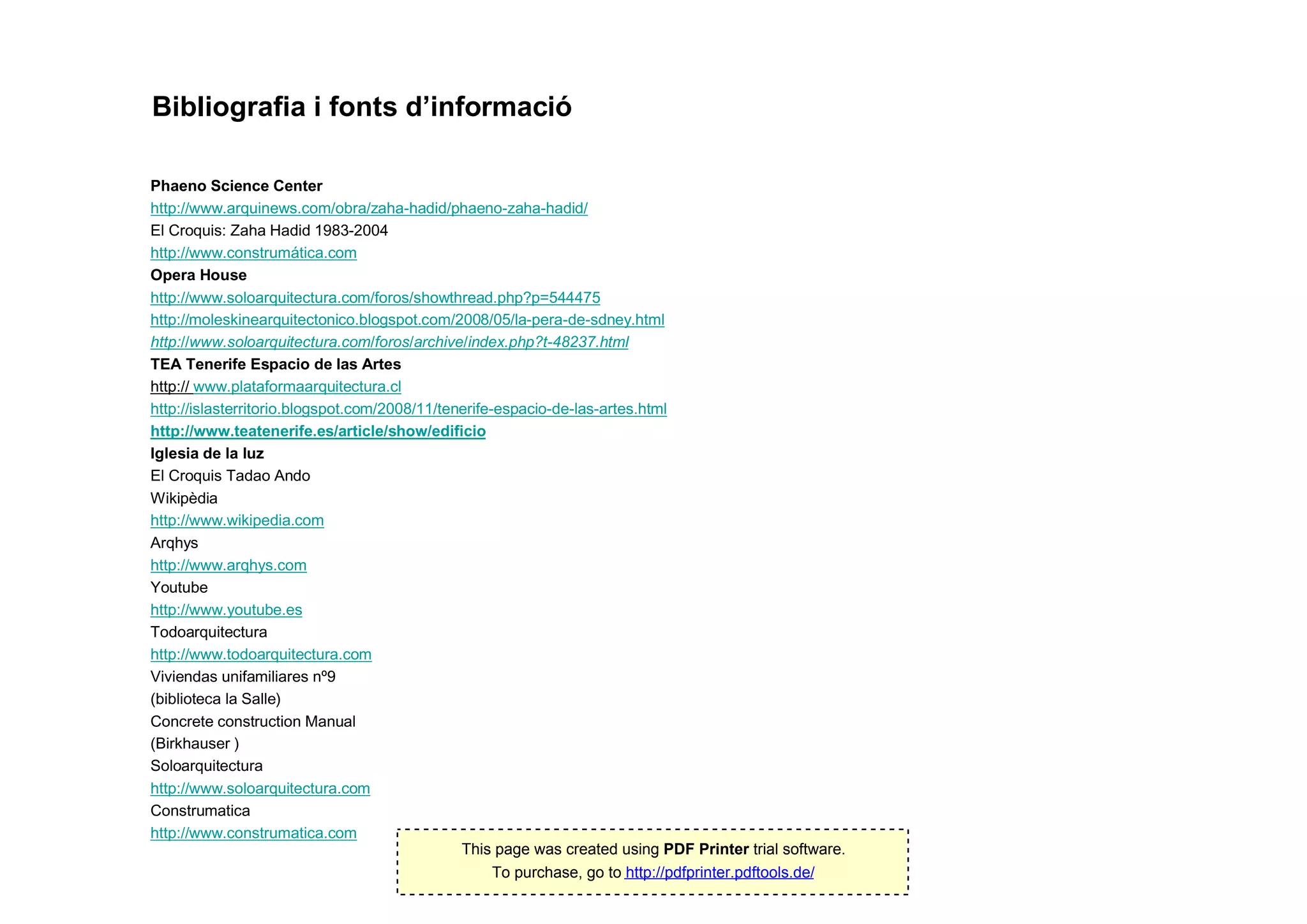 Arquitectura associada al Formigó | PDF
