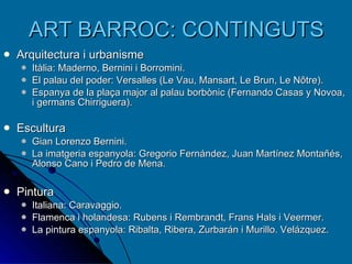 Arquitectura Barroc i introducció | PPT