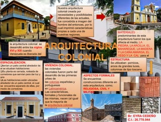 Arquitectura colonial | PPTX