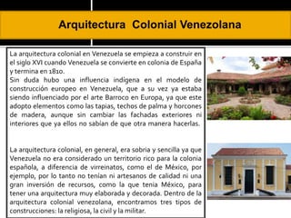 Arquitectura colonial | PPTX
