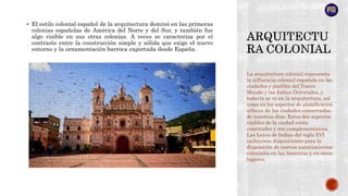 Arquitectura colonial | PPTX