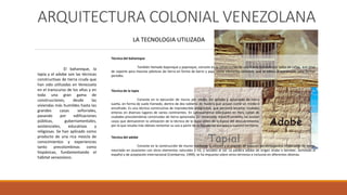 Arquitectura colonial venezolana | PPT