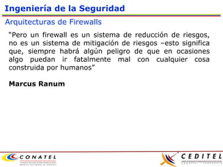Arquitectura de firewalls | PPT