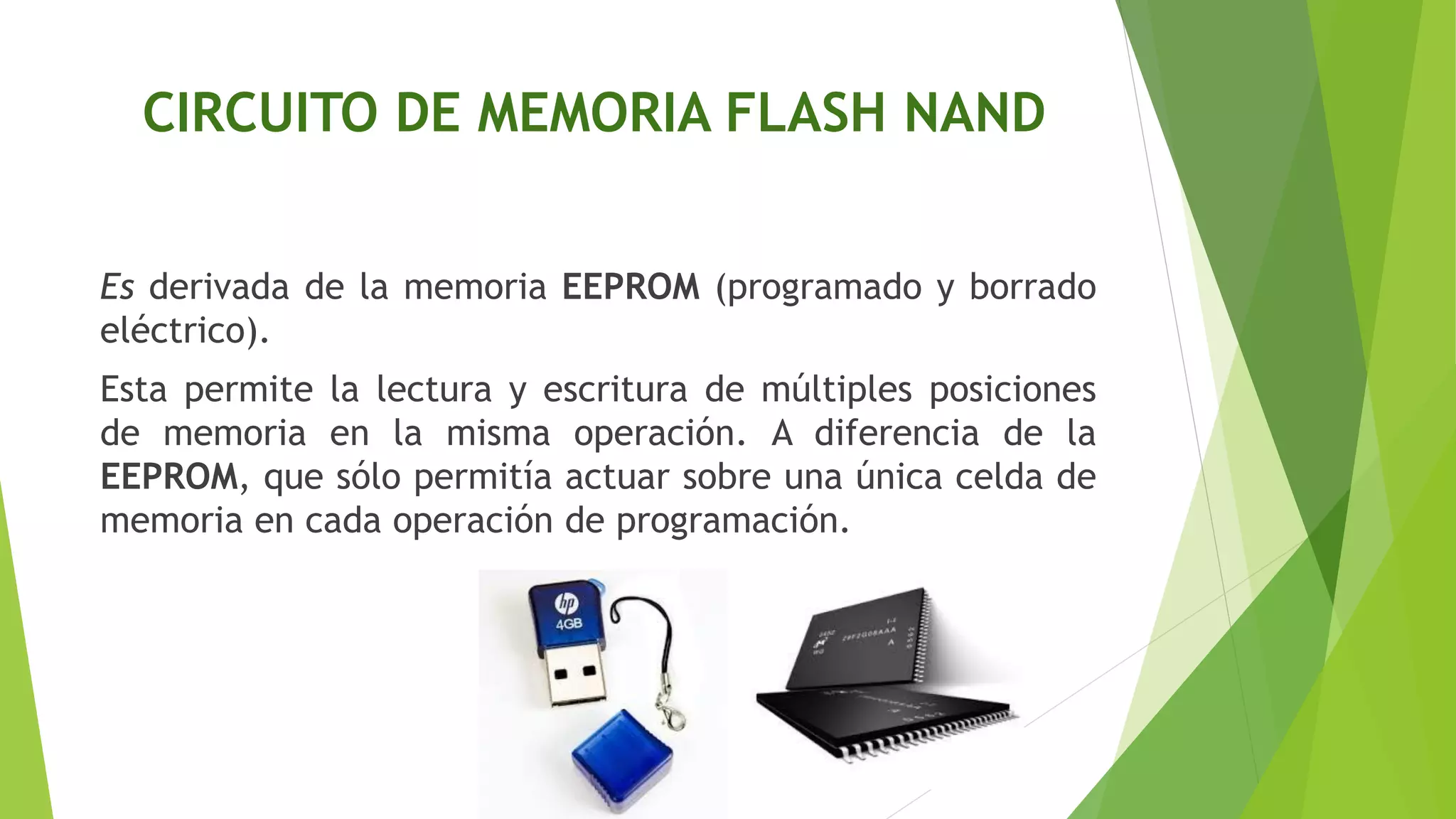 Arquitectura de la memoria flash | PDF | Data Storage and Warehousing ...