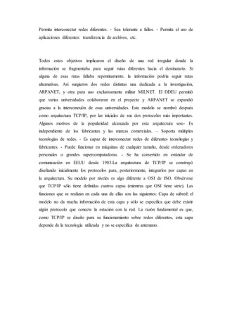 Arquitectura de la red | DOCX