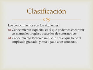 Arquitectura del conocimiento | PPT