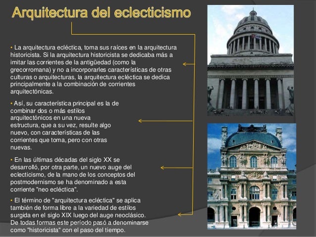 Eclecticismo Arquitectura