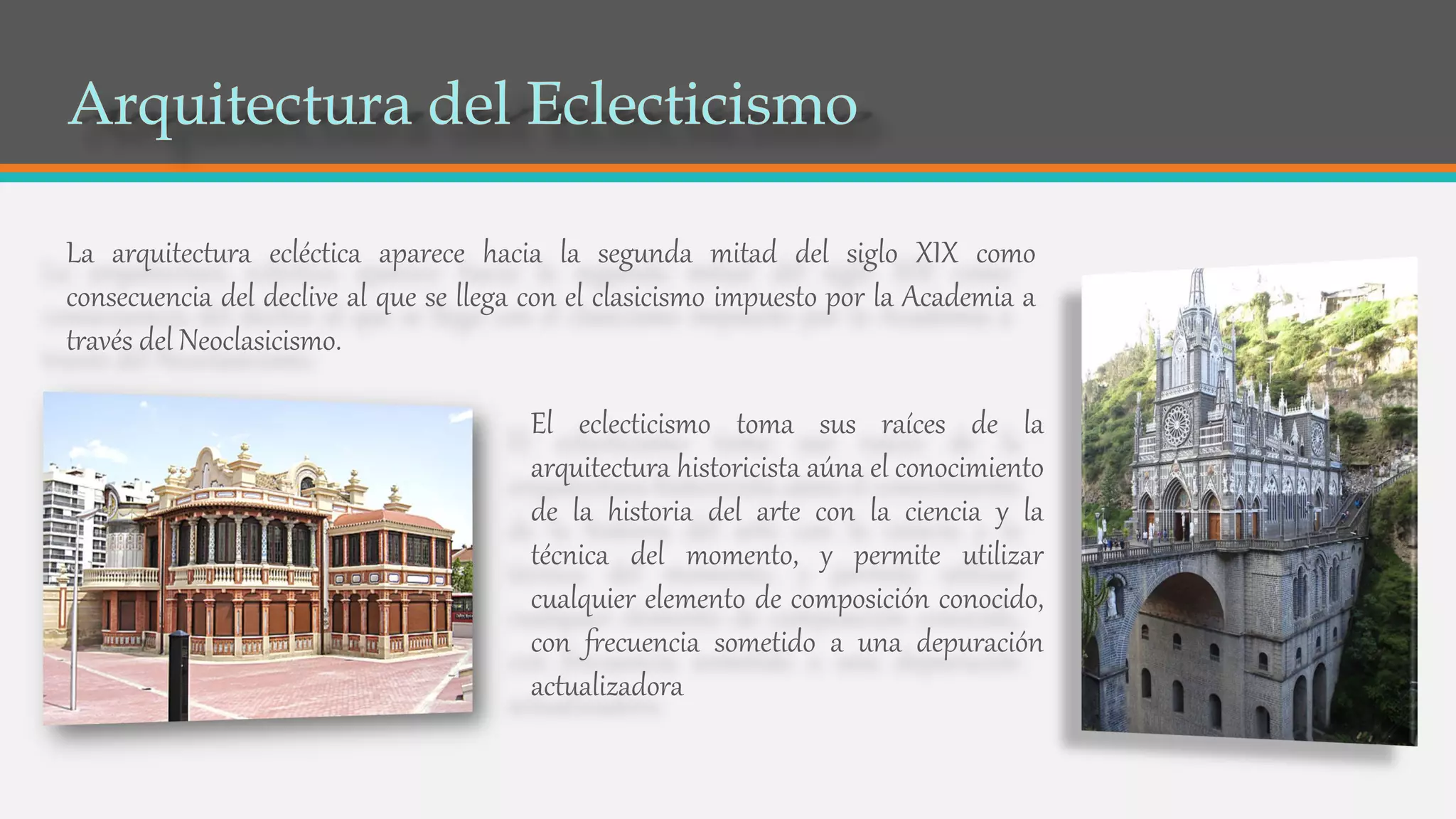 Arquitectura del eclecticismo | PDF