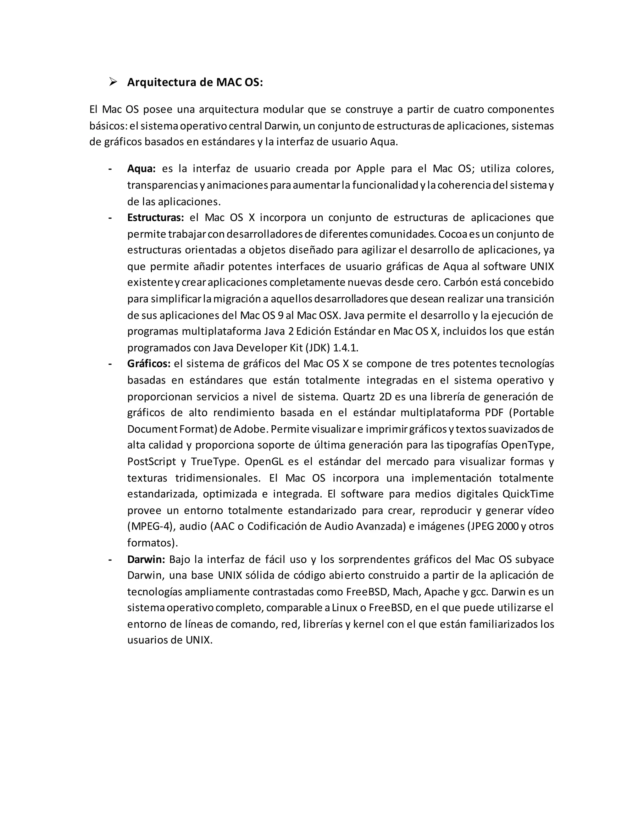 Arquitectura de los sistemas operativos | DOCX