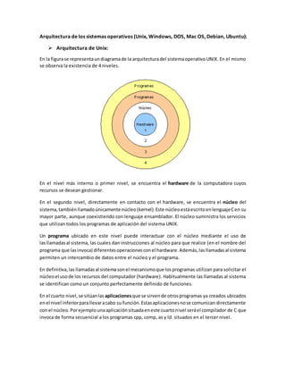 Arquitectura de los sistemas operativos | PDF