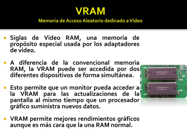 Arquitectura de memorias RAM, ROM,CACHE 2 | PPT