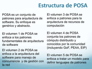 Arquitectura de software orientada a patrones | PPT