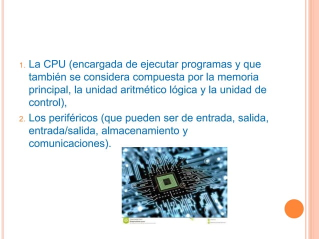 Arquitectura De Una Computadora Ppt
