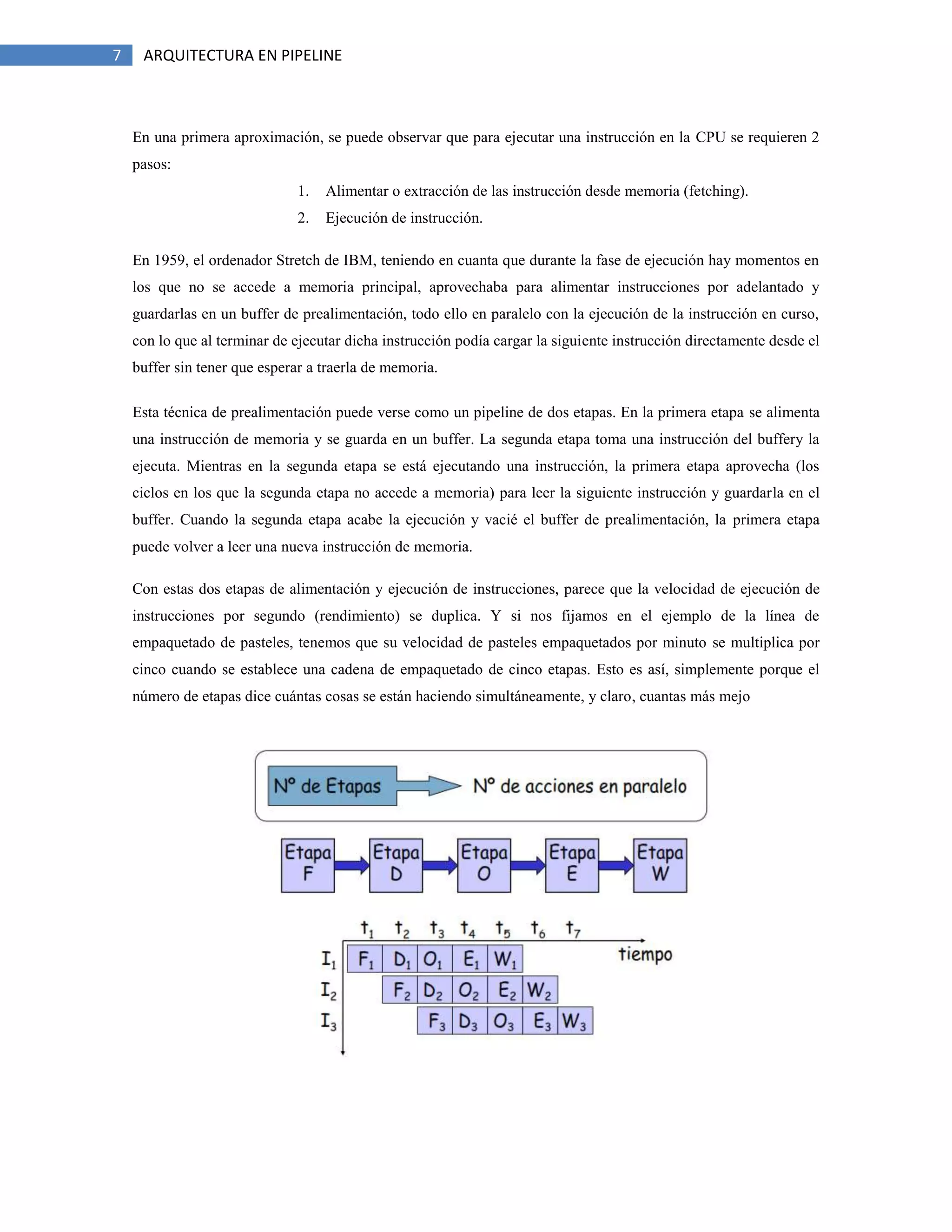 Arquitectura en pipeline | DOCX