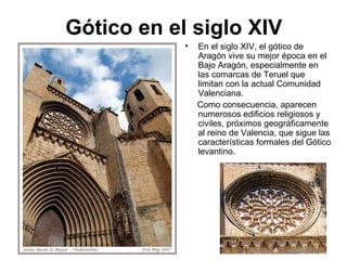 Arquitectura gótica en el reino de aragón mario y josé | PPT