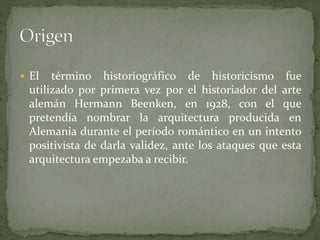 Historicismo | PPTX
