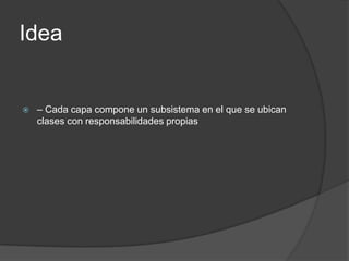 Arquitectura multicapa | PPTX