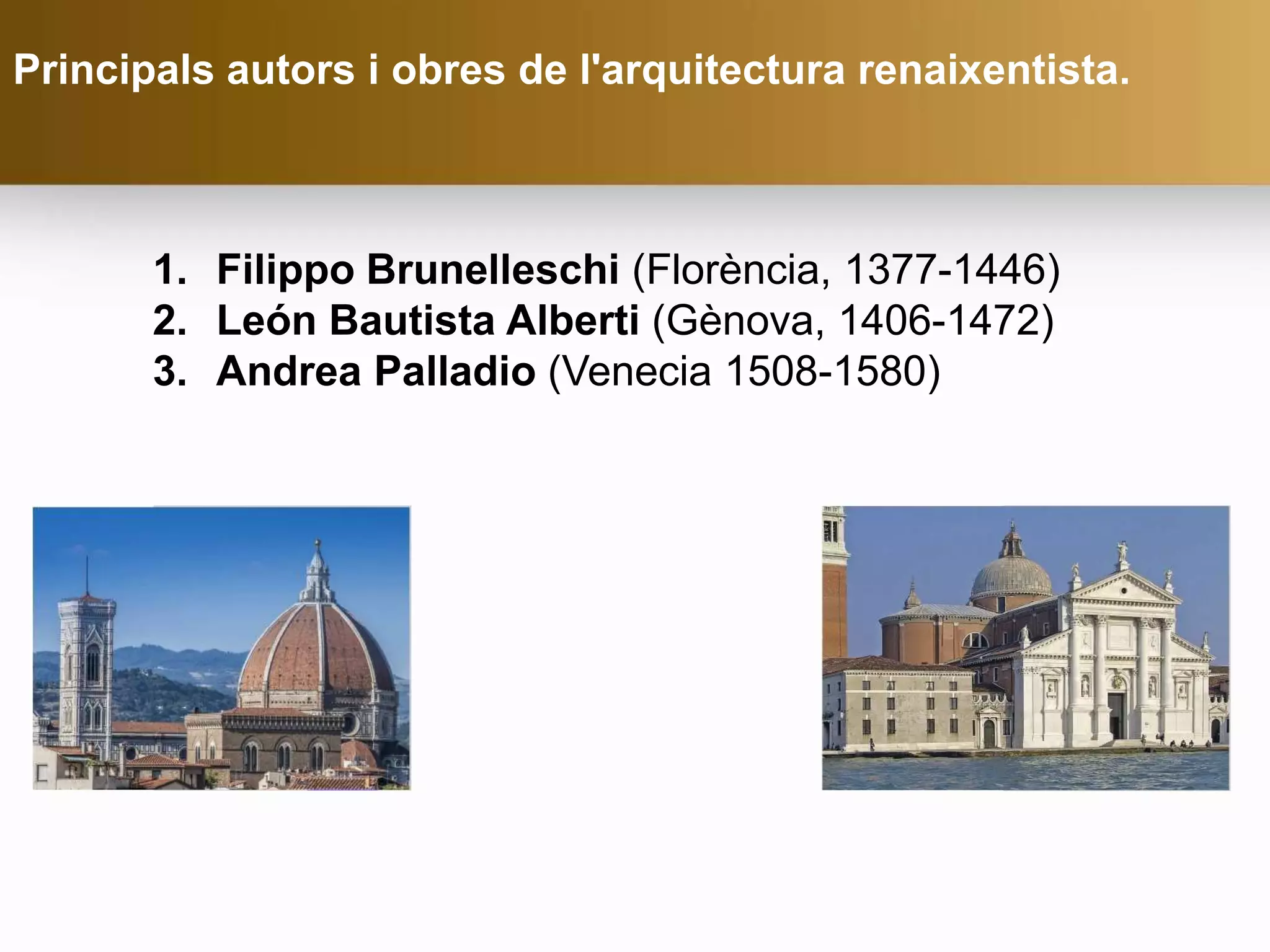 Arquitectura renaixement | PPTX