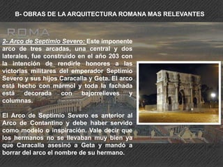 Arquitectura romana | PPTX