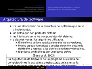 Arquitecturas de Software | PDF