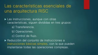 Arquitecturas risc y cisc | PPT