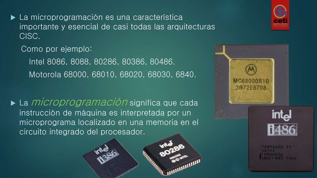 Arquitecturas risc y cisc