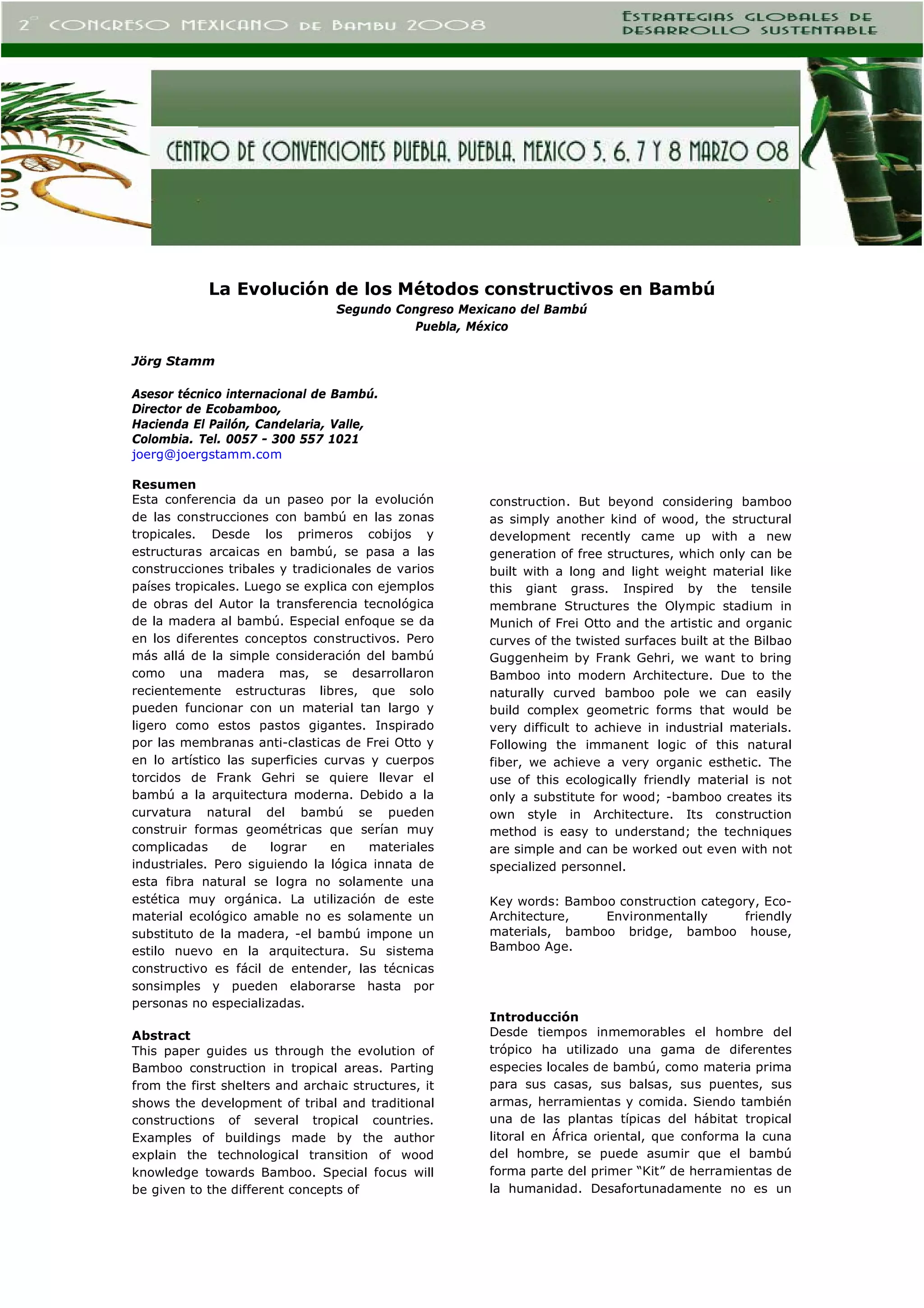 Arquitecturay bambu/manual de bambu | PDF