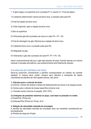 Arquivo controle de poços fluidos kick blow out preventer | PDF