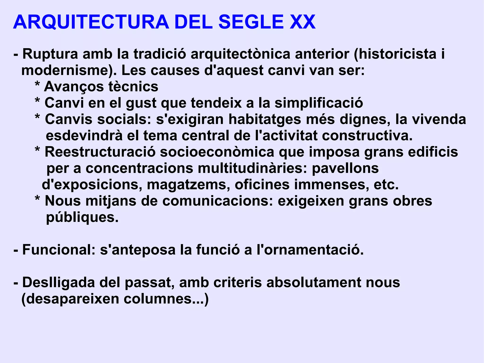 Arquitectura dels nous materials | ODP