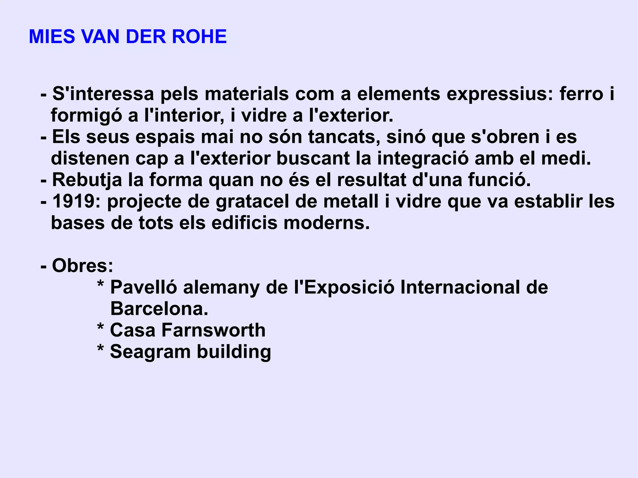 Arquitectura dels nous materials | ODP