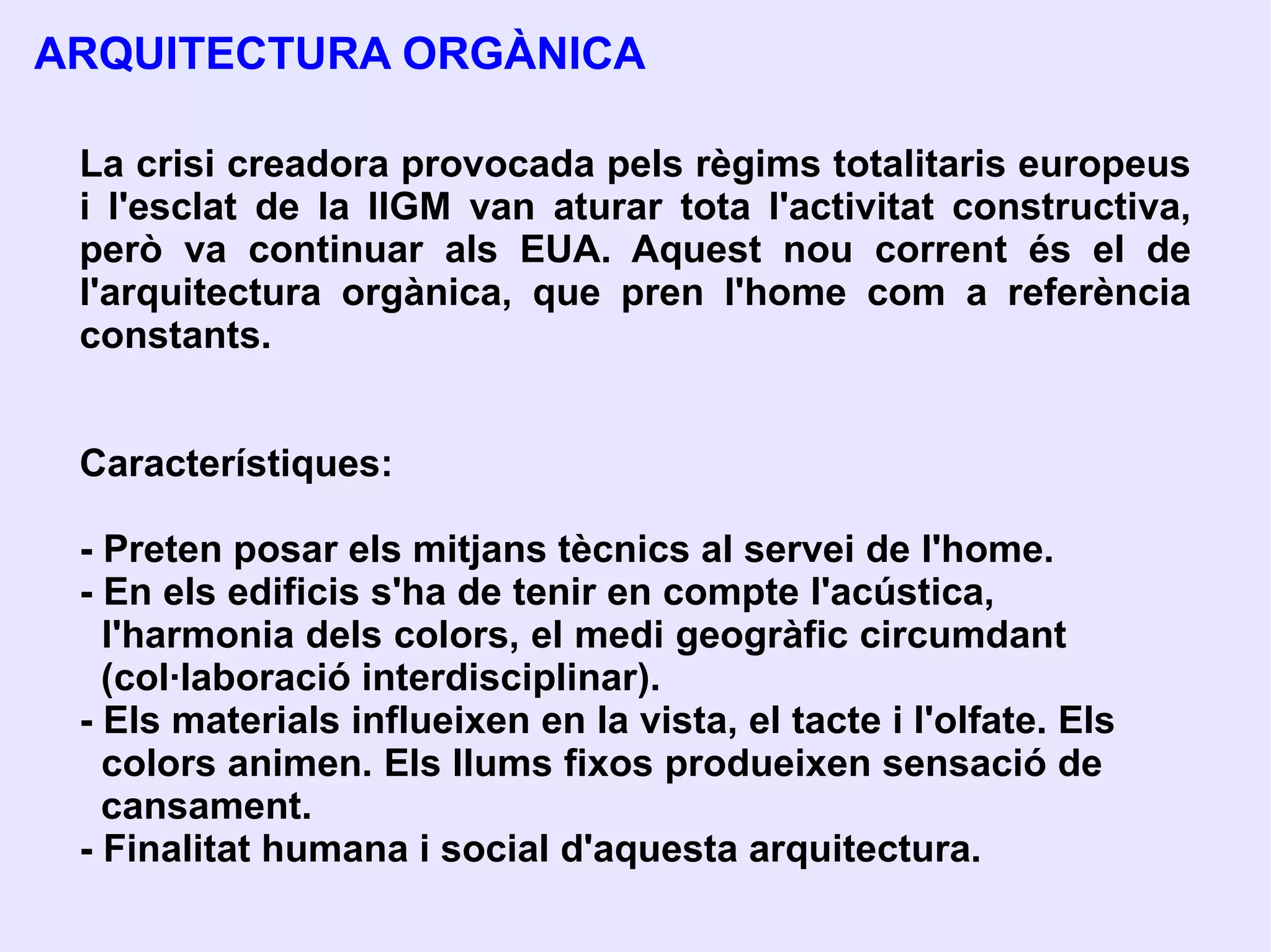 Arquitectura dels nous materials | ODP