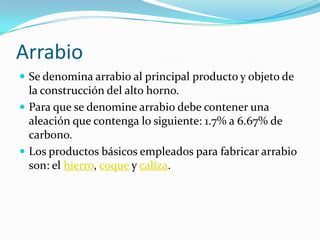 Arrabio | PPTX