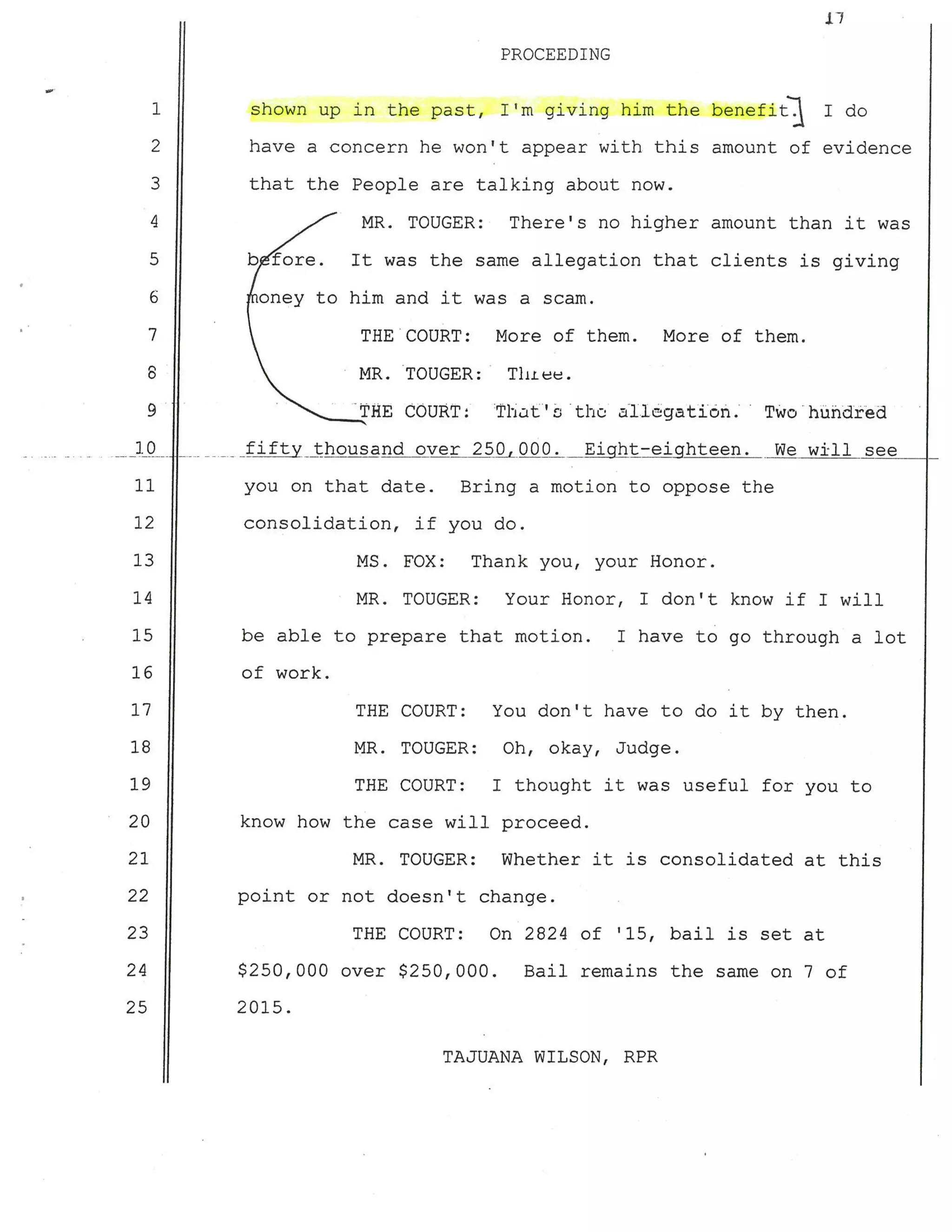 Arraignment transcript | PDF | Crime & Harmful Acts to Individuals, Society & Human Right ...