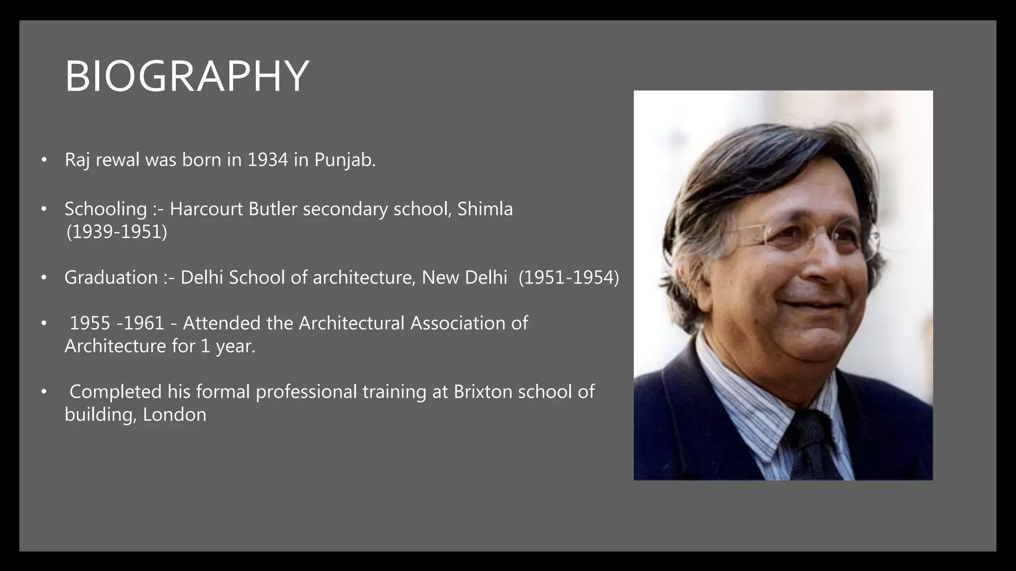 Ar raj rewal, regionalism | PPTX