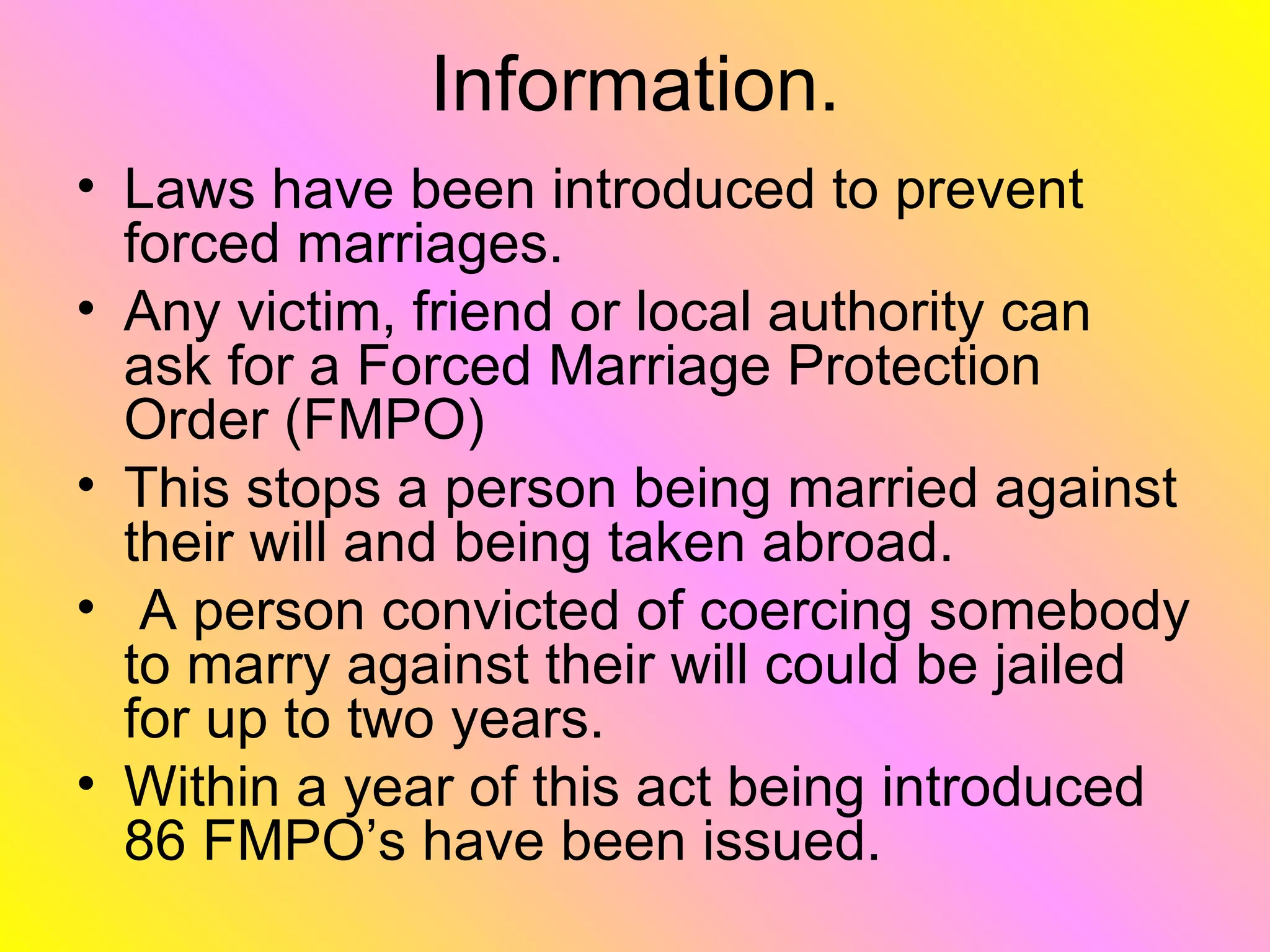 Arranged and forced marriages | PPT