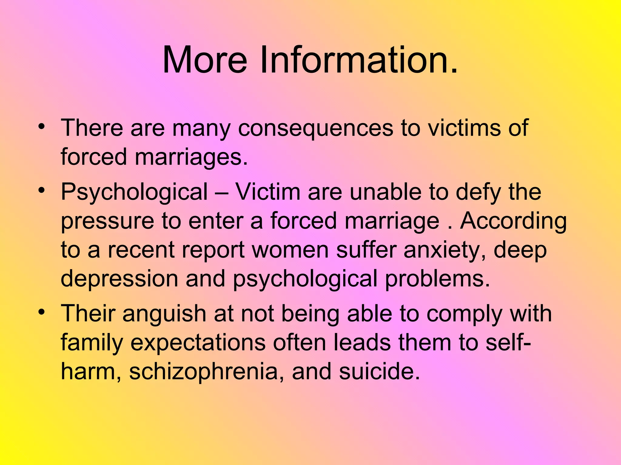 Arranged and forced marriages | PPT