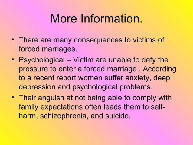 Arranged and forced marriages | PPT