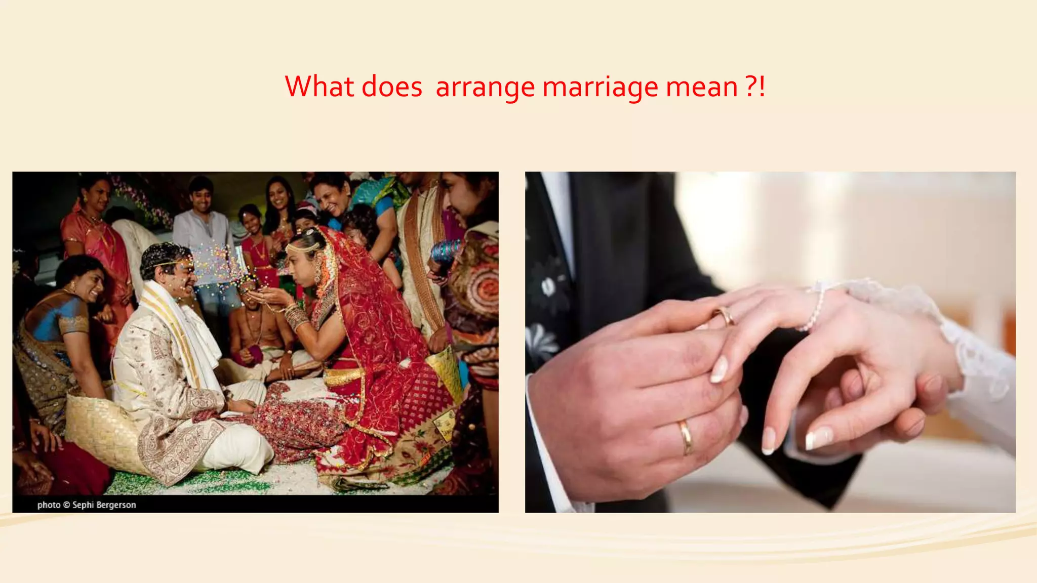 Arranged marriage | PPSX