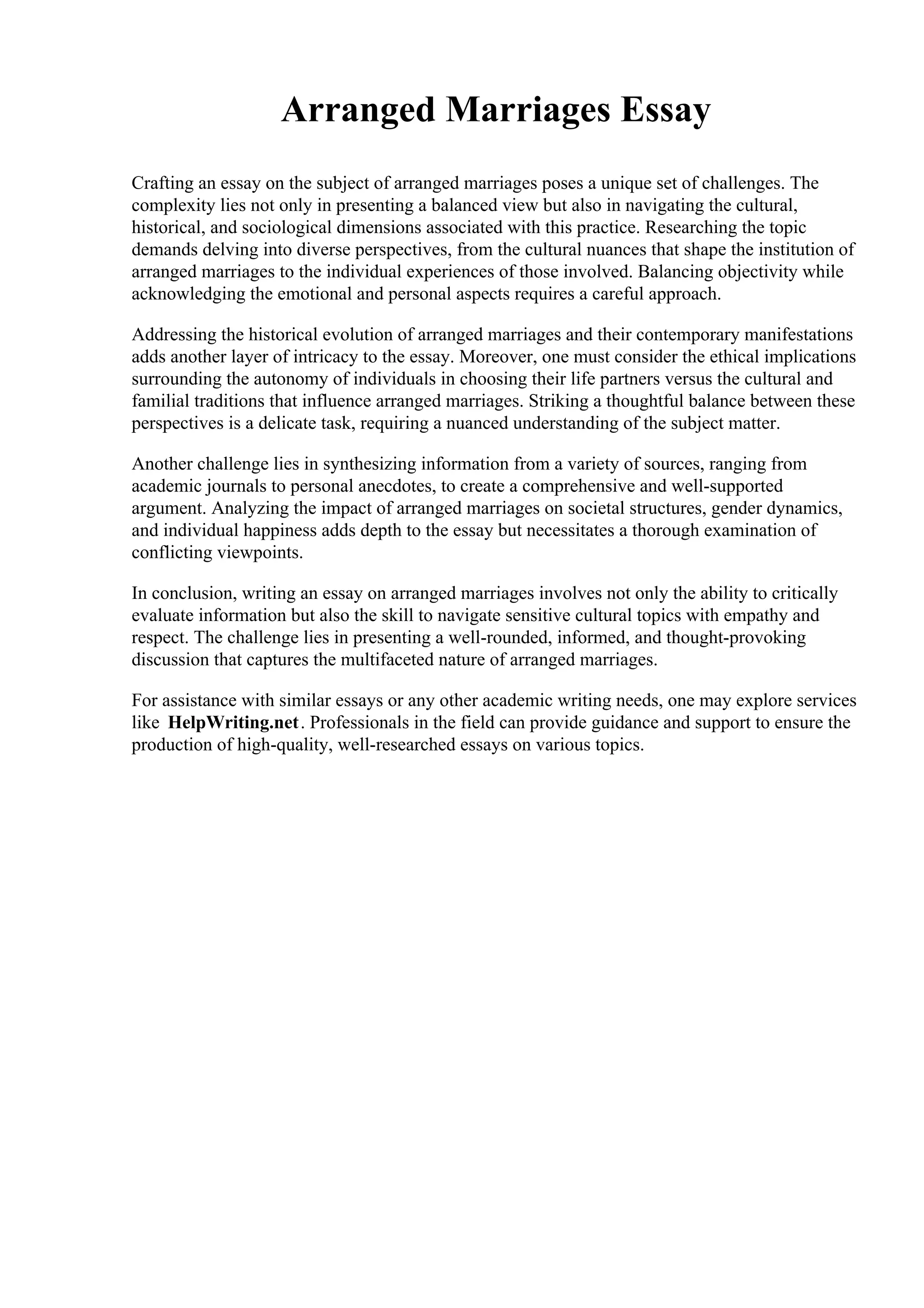 Arranged Marriages Essay.pdf