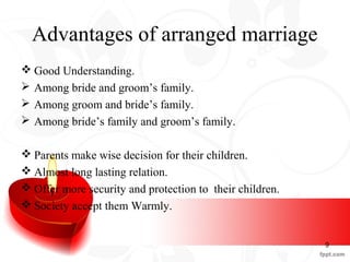 Arranged marriage vs love marriage | PPT