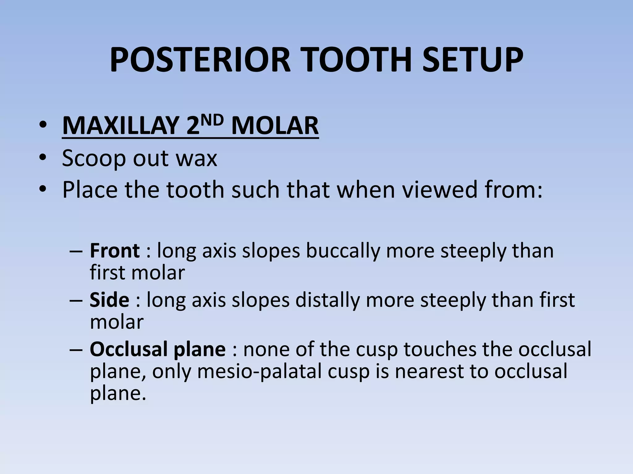 Arrangement of artificial teeth | PPTX