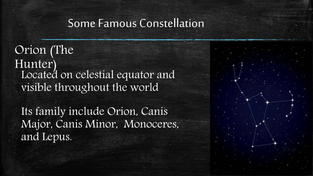 Arrangement of stars in a group | PPTX