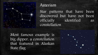 Arrangement of stars in a group | PPTX